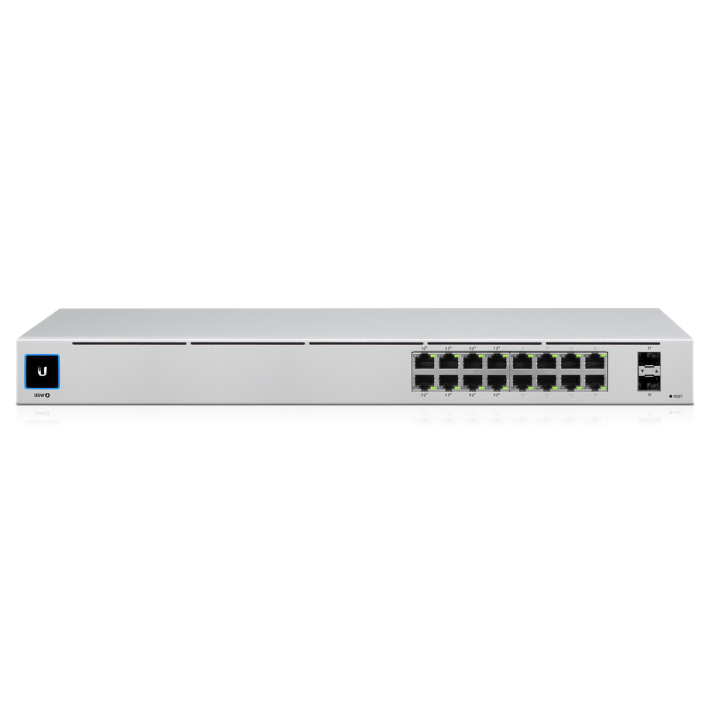 Ubiquiti Unifi Switch Gen2 / 16 Ports / 42 W / PoE / 2x SFP / USW-16 ...