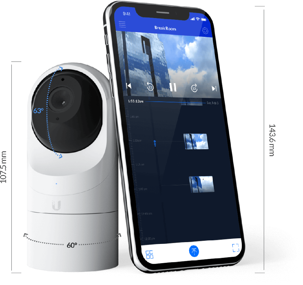 Ubiquiti UniFi Video Camera G5-Flex / Outdoor / Full HD / PoE ...