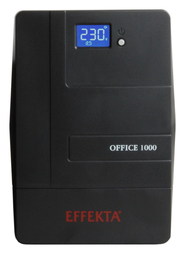 Effekta Line-Interaktive-USV,1000VA, USB/RS232, PVC-Gehäuse, Office ...